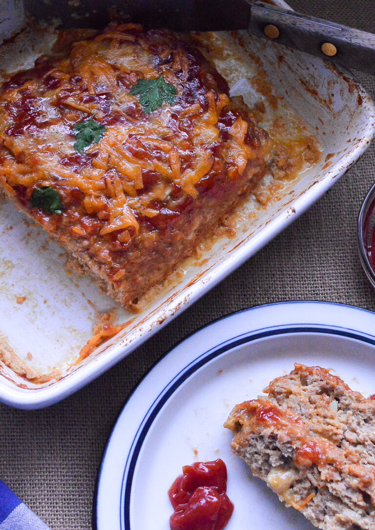 Not My Mama's Meatloaf with Cheese - This Is How I Cook