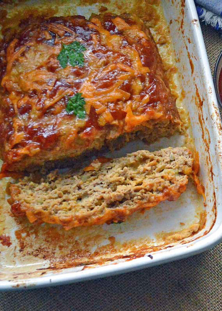 Not My Mama's Meatloaf with Cheese - This Is How I Cook
