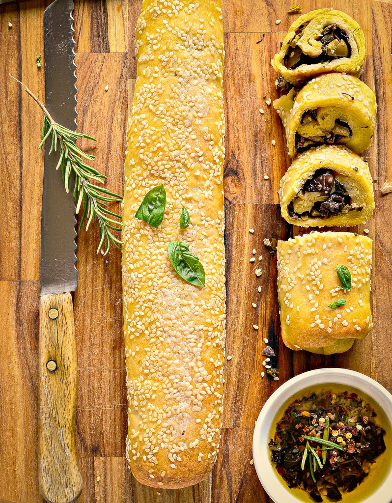 No Yeast Stuffed Rolls with Greek Olives - This Is How I Cook