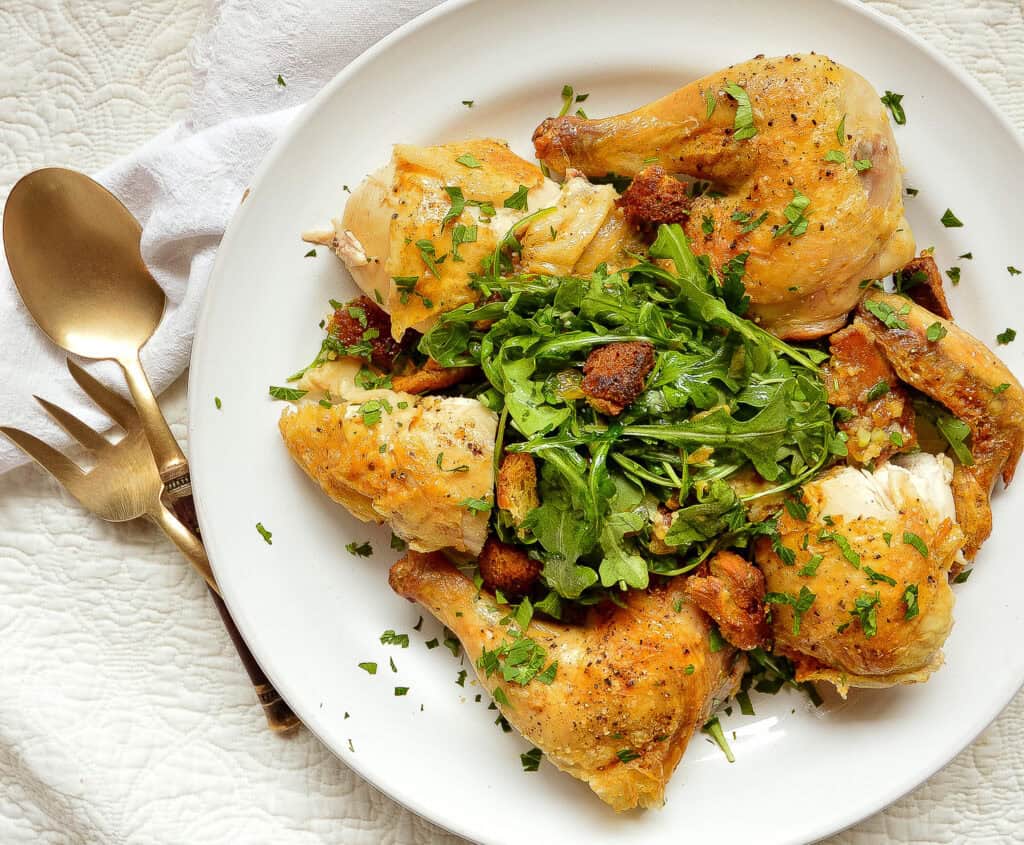 Zuni Cafe Chicken with Bread Salad - This Is How I Cook
