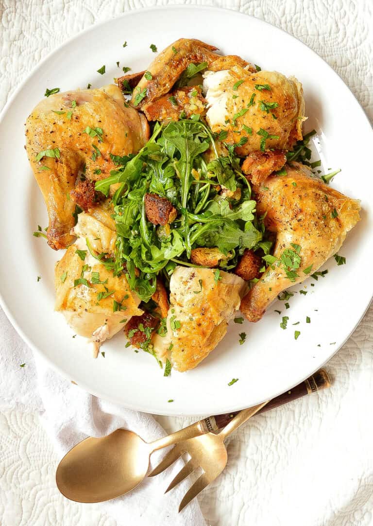 Zuni Cafe Chicken with Bread Salad - This Is How I Cook