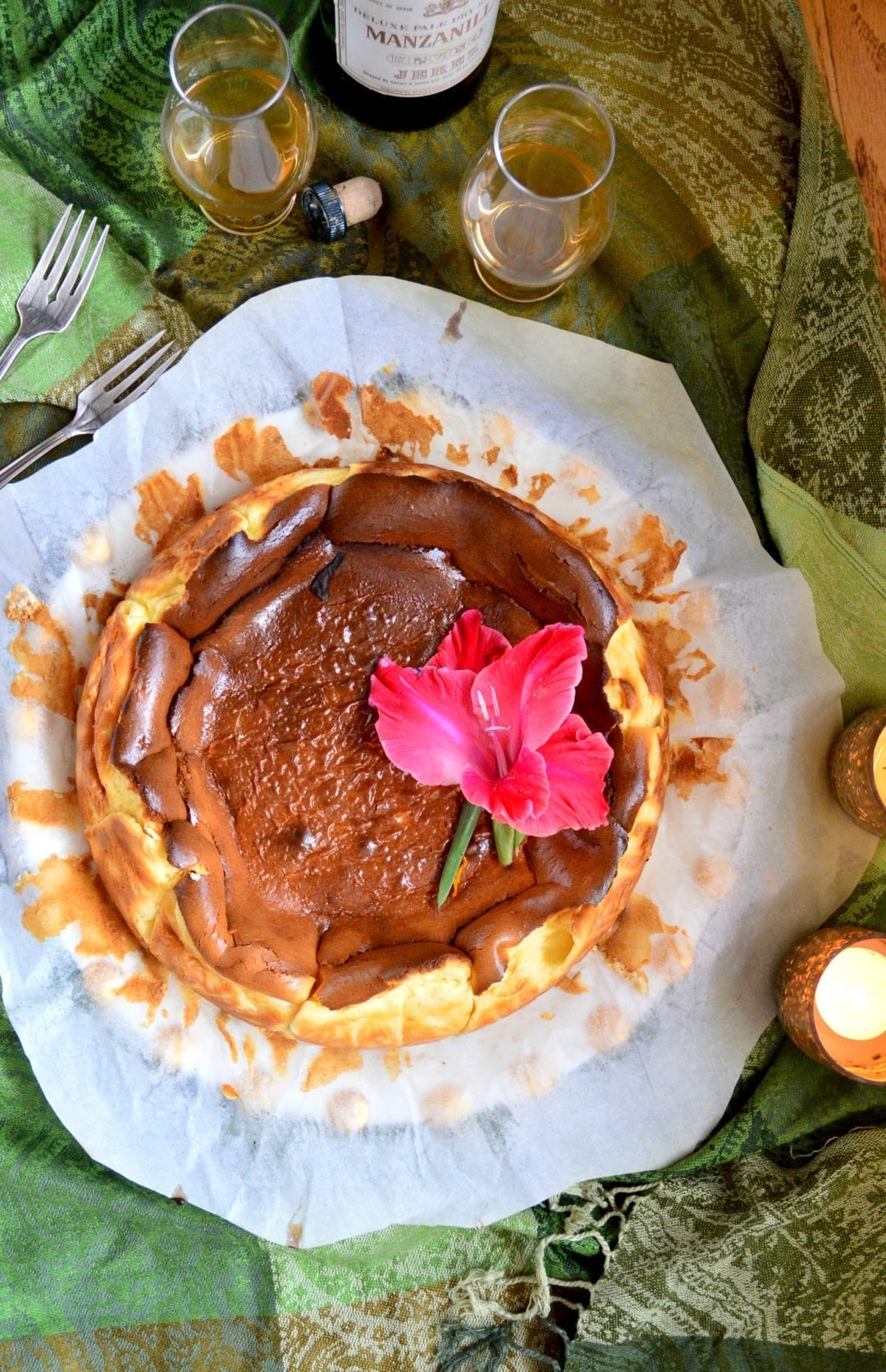 Honey and Tahini Baked Cheesecake - This Is How I Cook