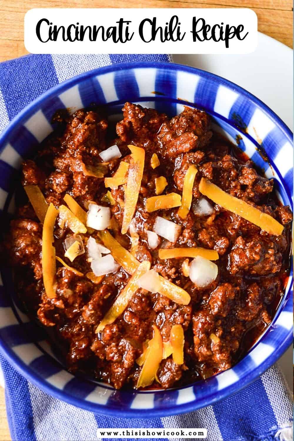 Easy Cincinnati Chili Recipe is Chocolate Lover's Chili - This Is How I ...