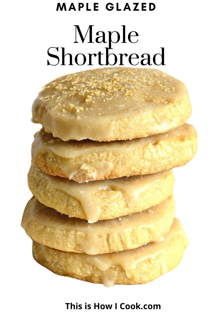Delectable Maple Glazed Maple Shortbread Cookies - This Is How I Cook
