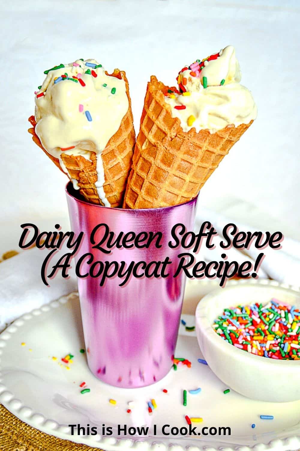 How To Make Vanilla Soft Serve Ice Cream Recipe - This Is How I Cook