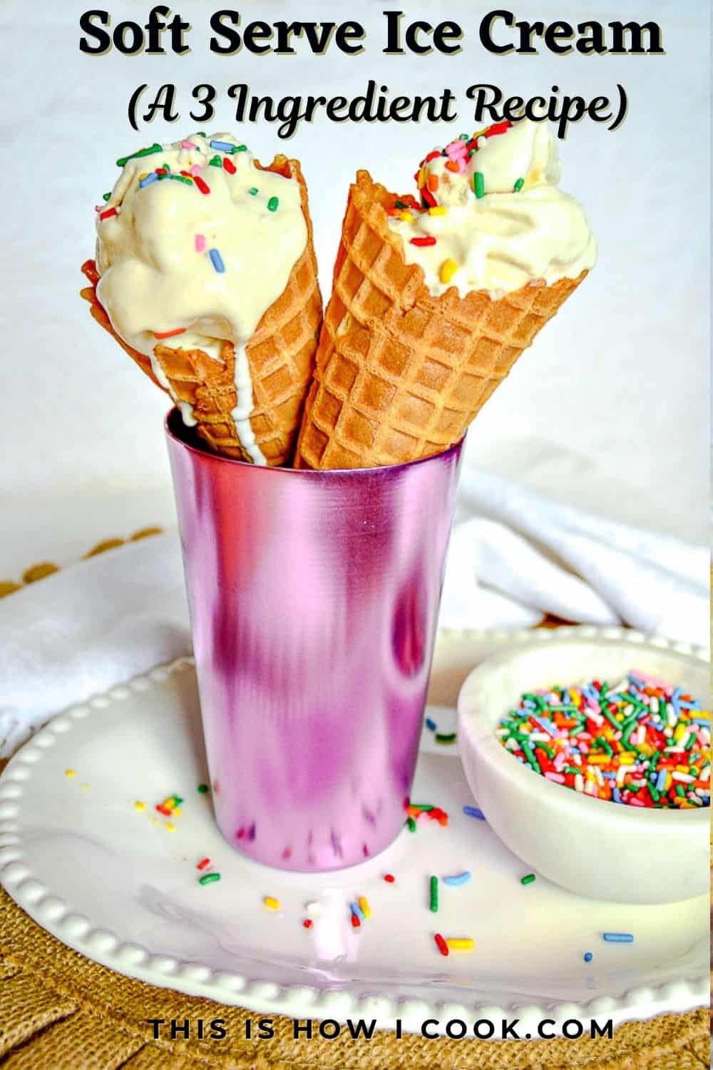 How To Make Vanilla Soft Serve Ice Cream Recipe - This Is How I Cook