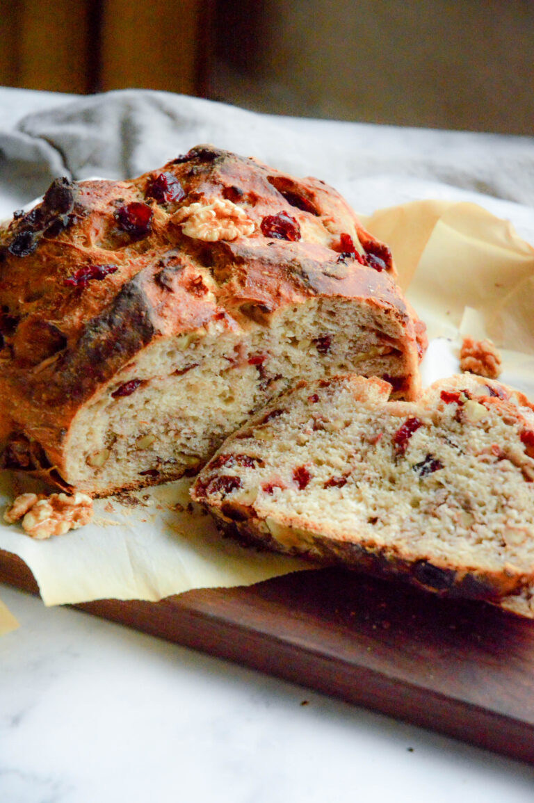 No-Knead Cranberry Walnut Bread Recipe - This Is How I Cook