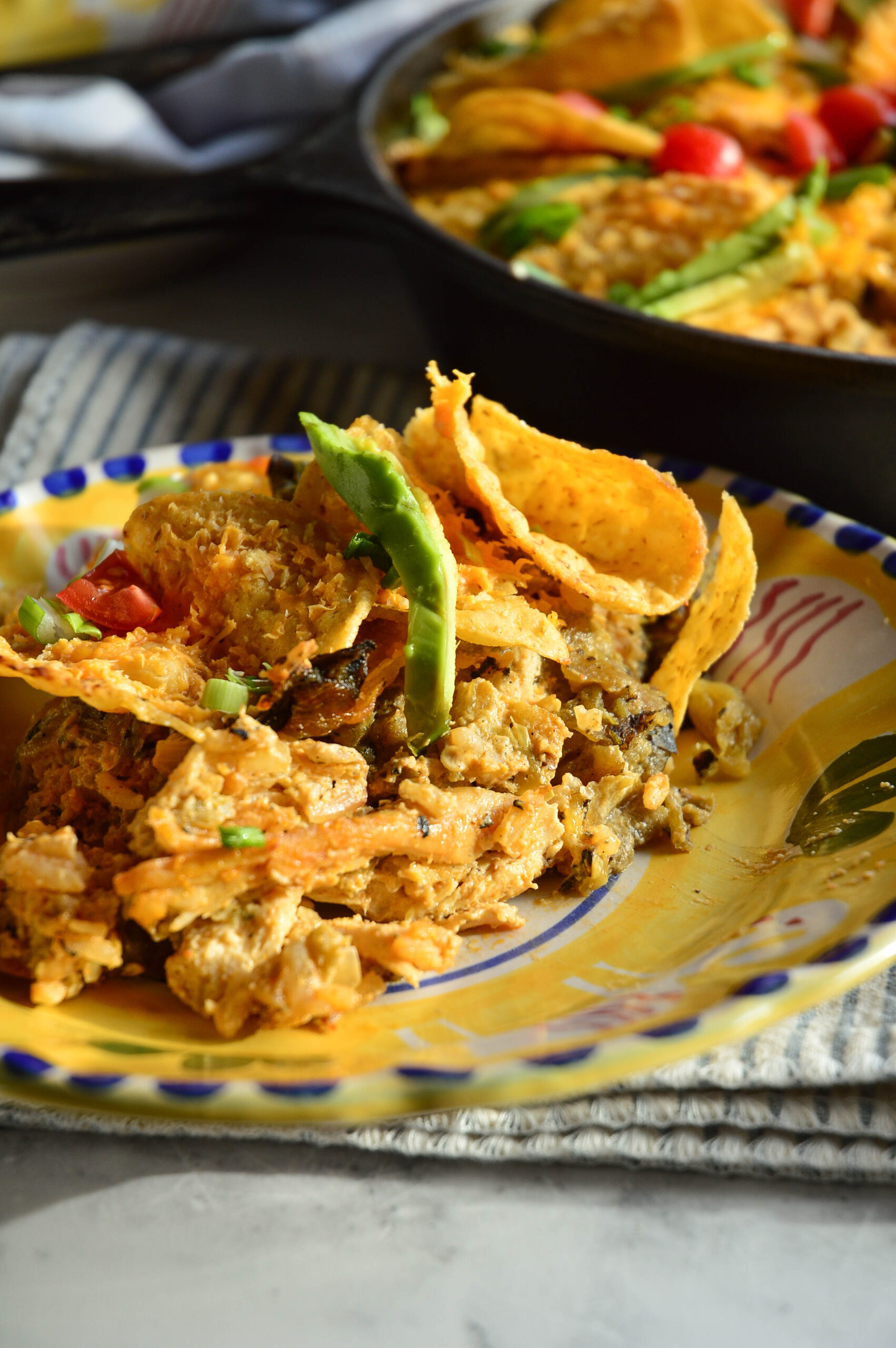Easy Cheesy Green Chile Chicken Casserole Recipe - This Is How I Cook