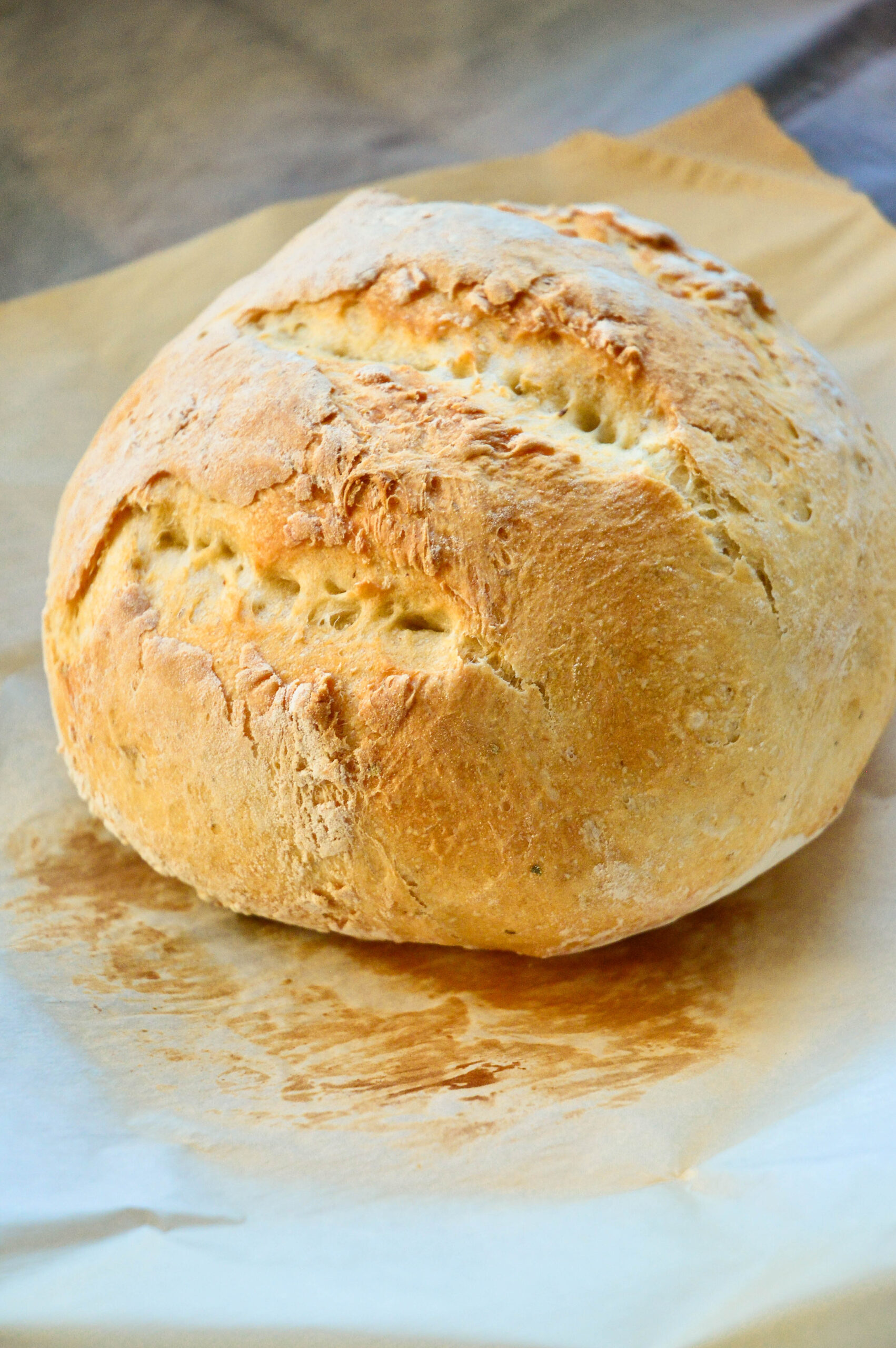 Easy No Knead Crusty Artisan Boule Bread Recipe - This Is How I Cook