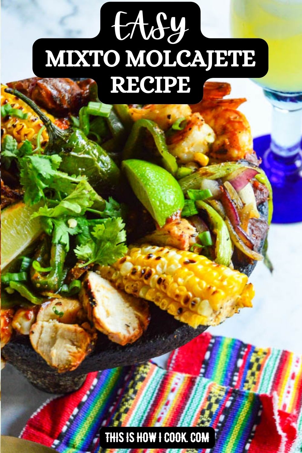Mixto Mexican Molcajete Recipe With Chicken, Beef, Shrimp - This Is How ...