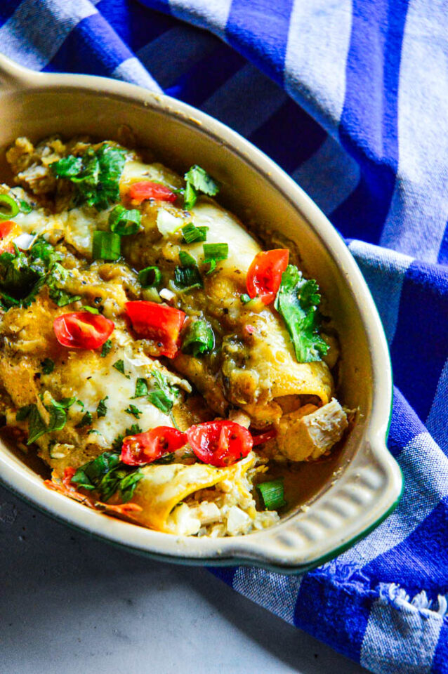 Best Green Chile Chicken Enchiladas - This Is How I Cook