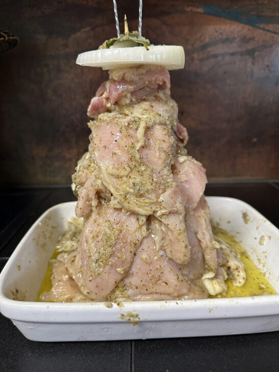How To: Homemade Chicken Gyros Recipe Spit Style - This Is How I Cook