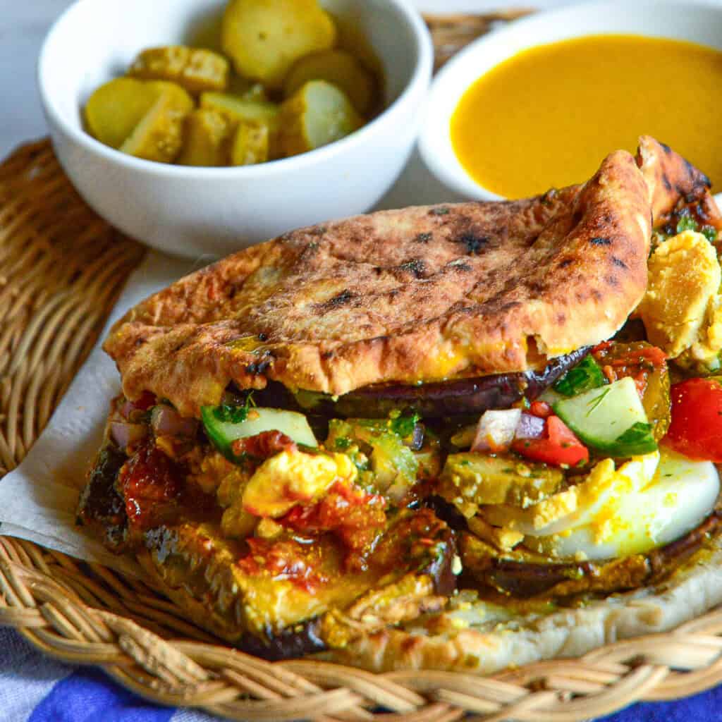 Sabich. My favorite eggplant sandwich. - This Is How I Cook